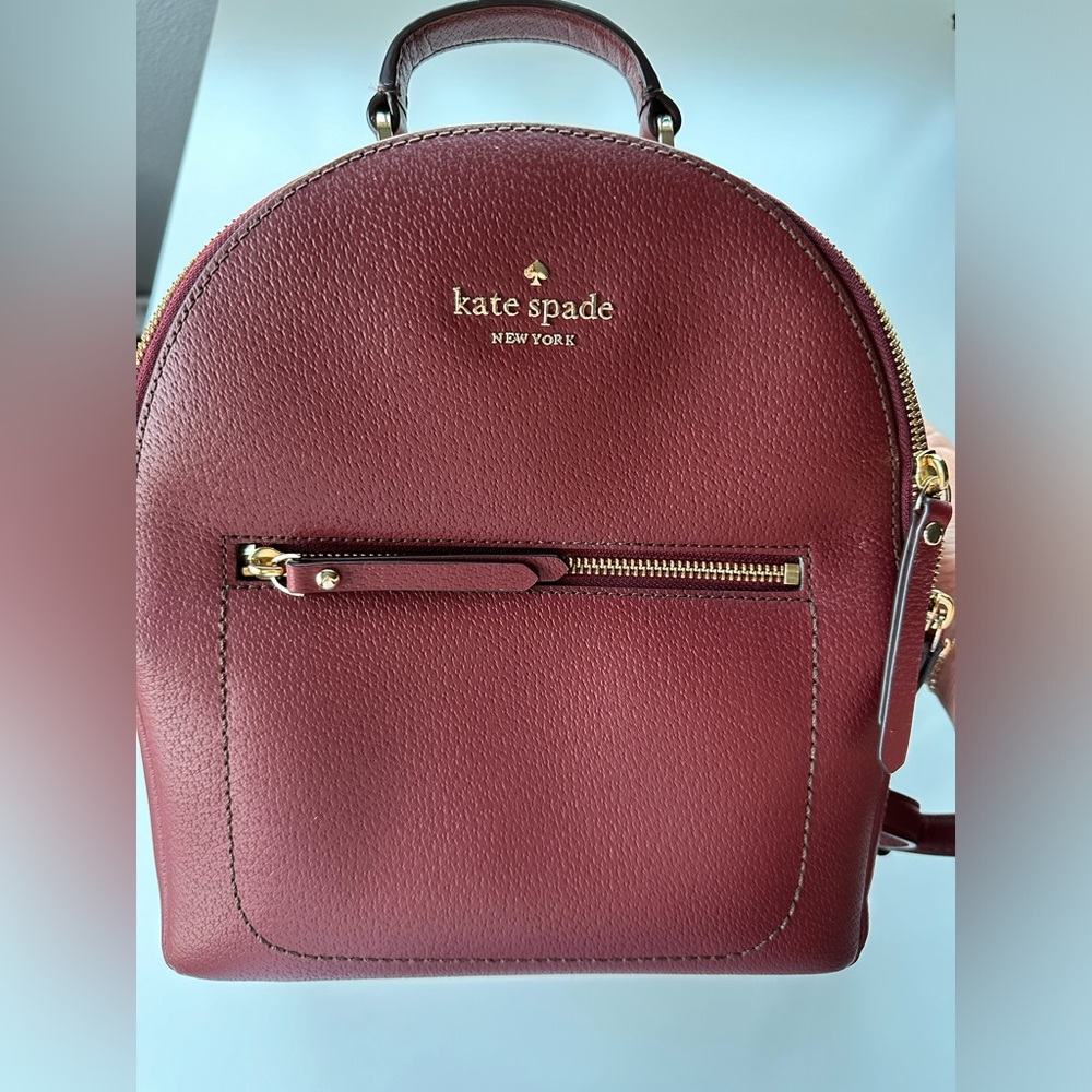 Kate Spade Red Leather Backpack - Gem